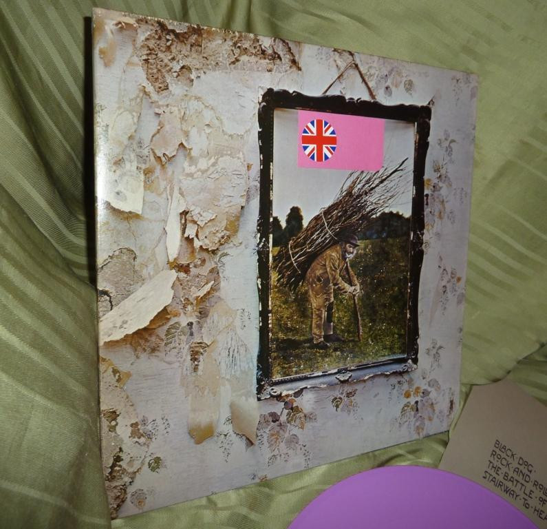 Led Zeppelin IV 1971(78) Atlantic UK K 50008 pink/purple vinyl ~NM ...