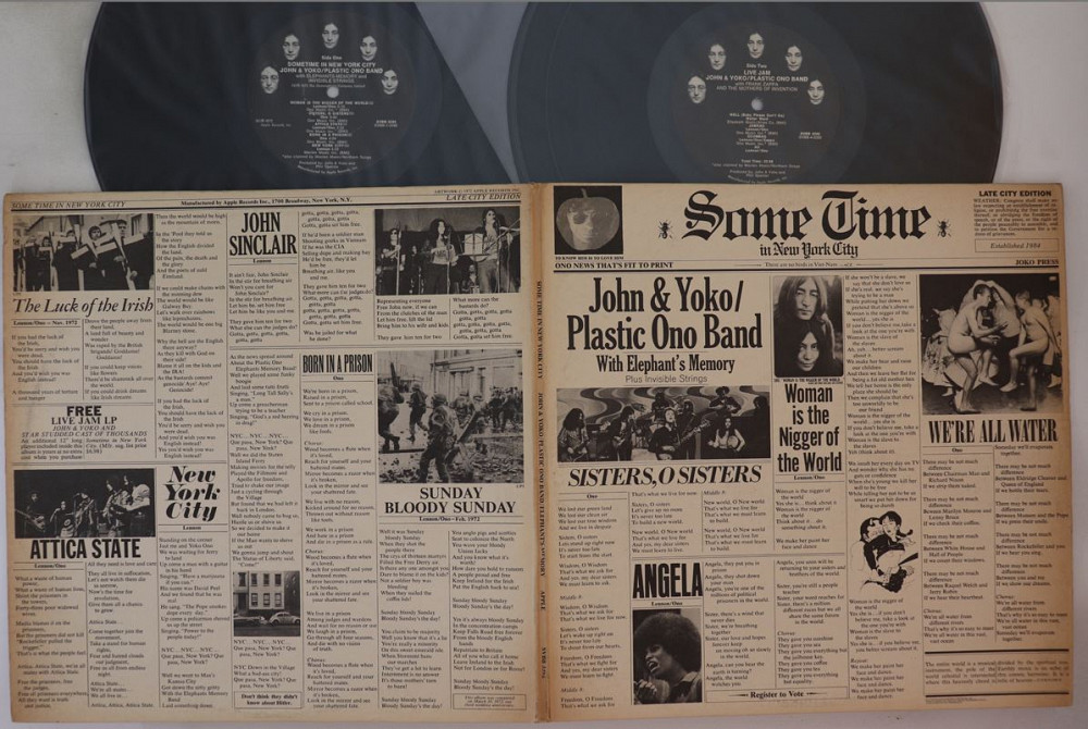 John Lennon ‎– Some Time In New York City | Вінілові платівки на Vinyl ...