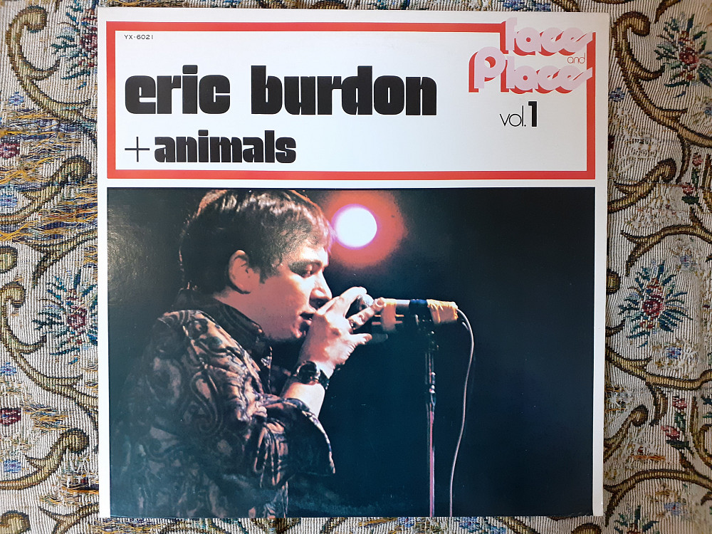 Японская виниловая пластинка LP Eric Burdon + Animals – Faces And ...