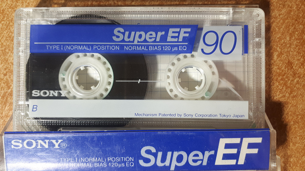 Sony super ef90 type I | Кассеты под запись на Vinyl.com.ua
