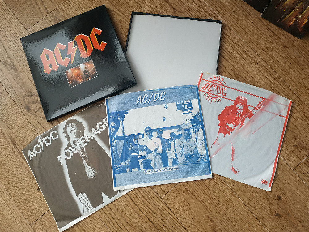 AC/DC 3 Record Box Set 1981 3 lp limited vinyl high voltage | Виниловые ...