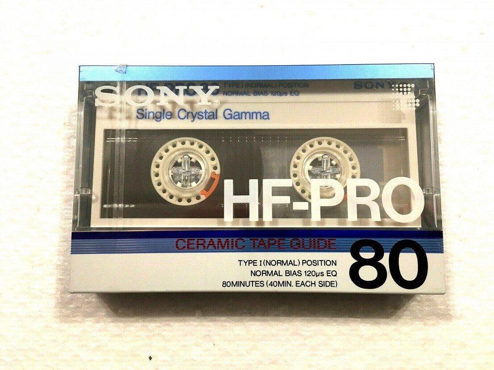Аудіокасета SONY HF-PRO 80 Type I NORMAL position cassette касета ...
