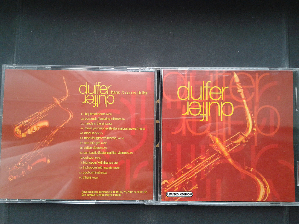 Hans & Candy Dulfer - Dulfer & Dulfer | Компакт-диски на Vinyl.com.ua