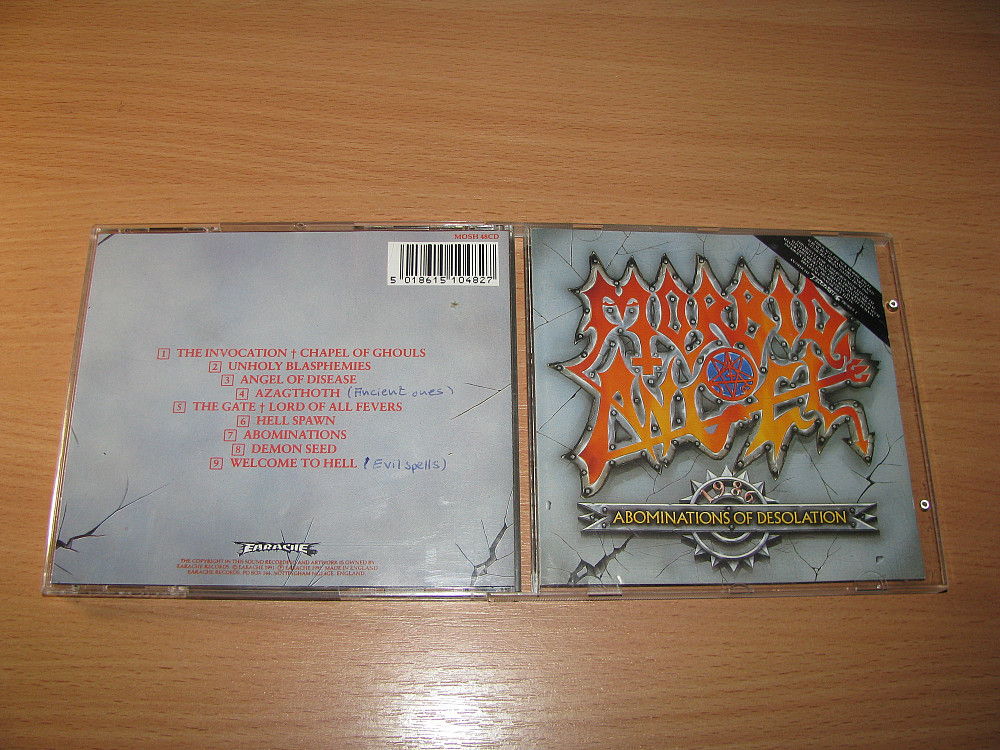 MORBID ANGEL - Abominations Of Desolation (1991 Earache 1st press, UK ...