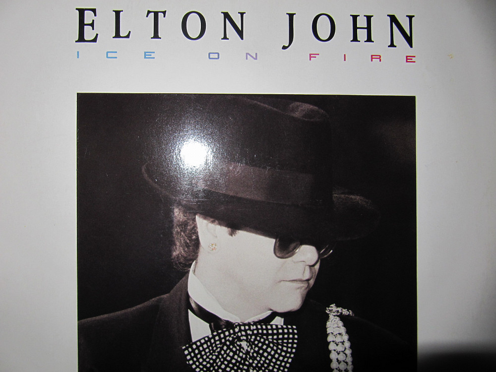 Виниловый Альбом Elton John –Ice On Fire- 1985 *Оригинал | Виниловые ...