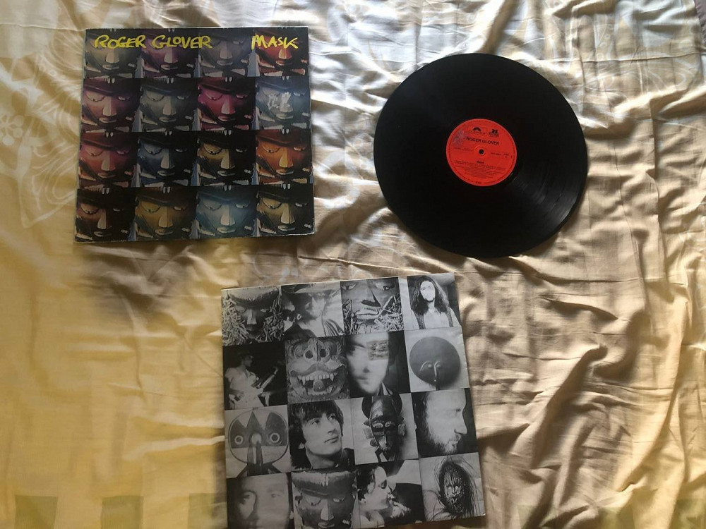 Roger Glover Mask ex+/ex-inner Gema Polydor 1984 | Виниловые пластинки ...