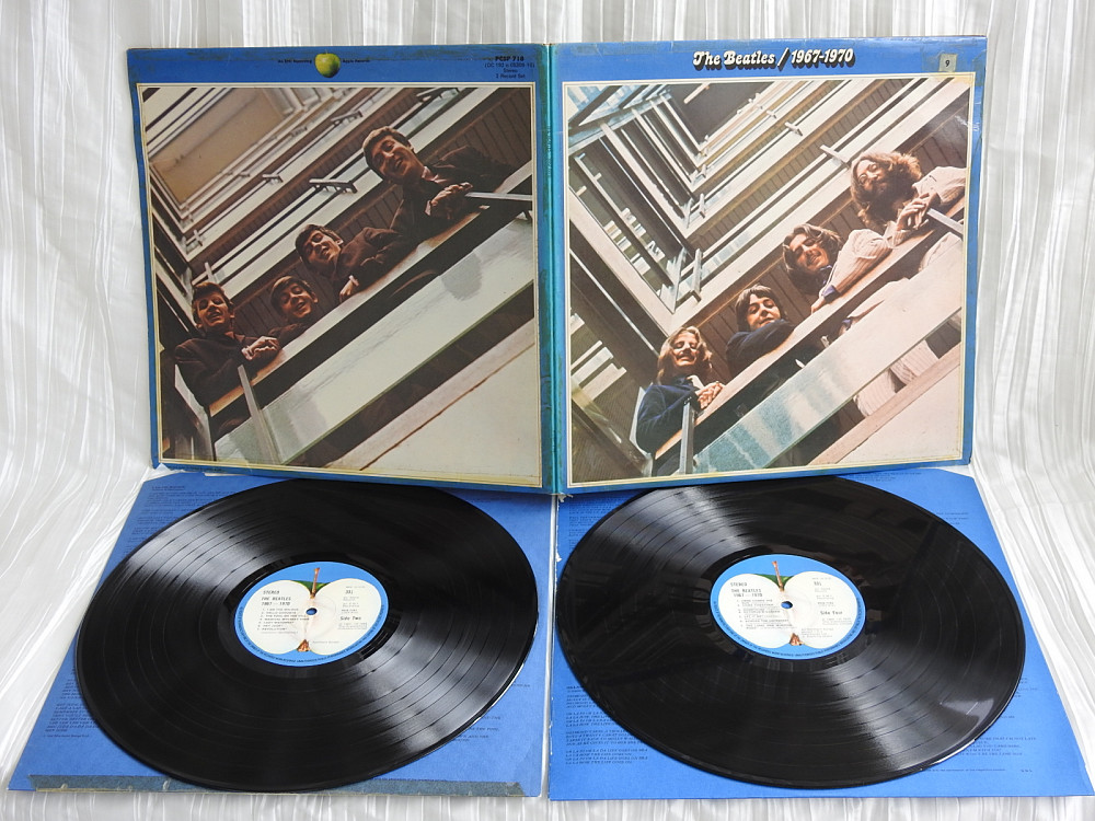 He Beatles 1967-1970 Blue Album LP 1973 2-е Британские пластинки UK ...