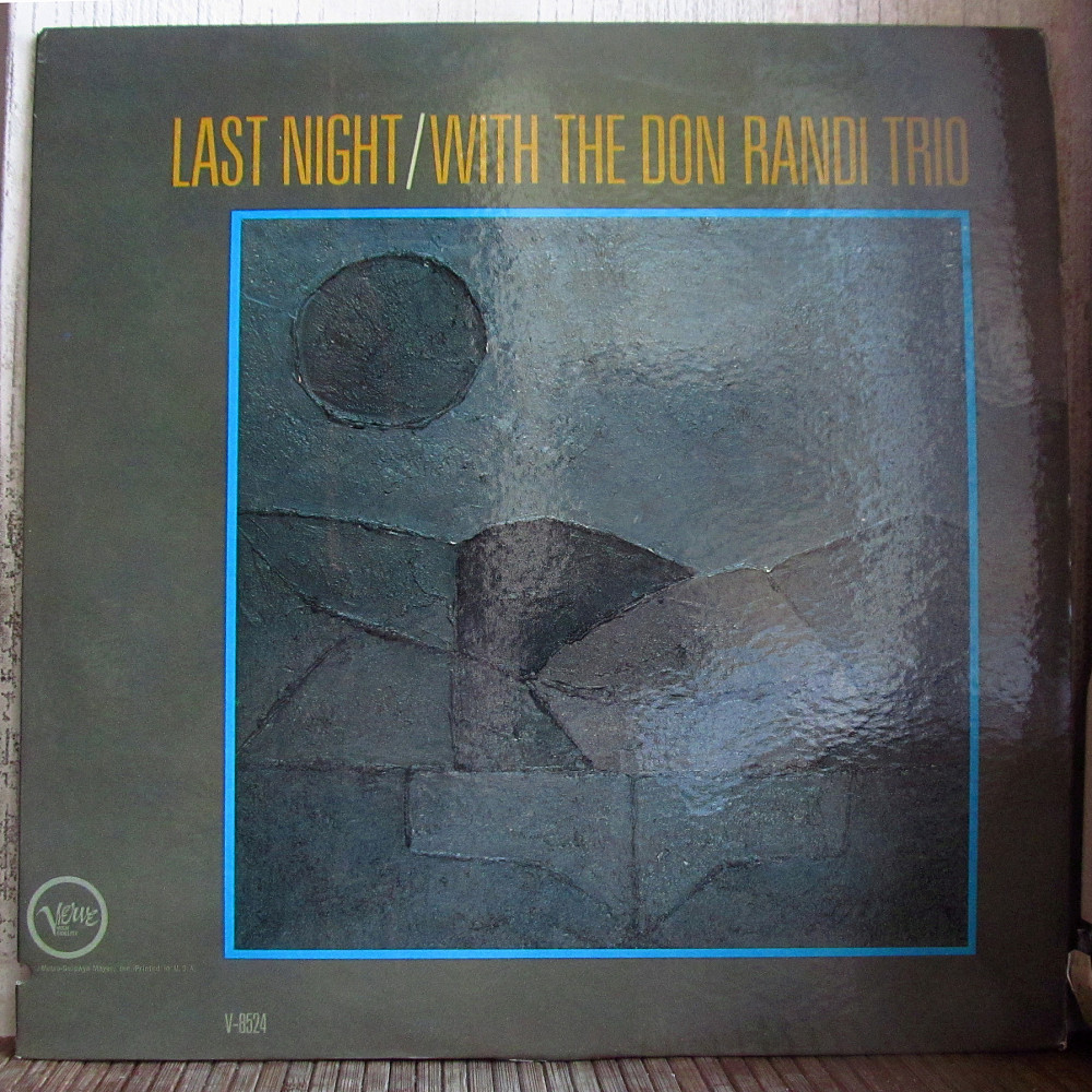 Don Randi Trio – Last Night / With The Don Randi Trio | Виниловые ...