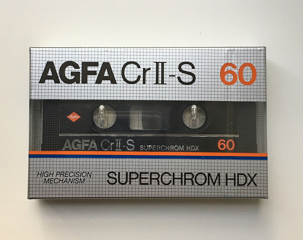 Аудіокасета AGFA Stereochrom HDX 60 | Новые кассеты на Vinyl.com.ua