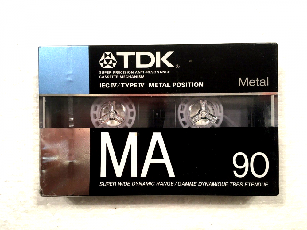 Аудіокасета TDK MA 90 Type IV Metal position cassette касета | Новые ...