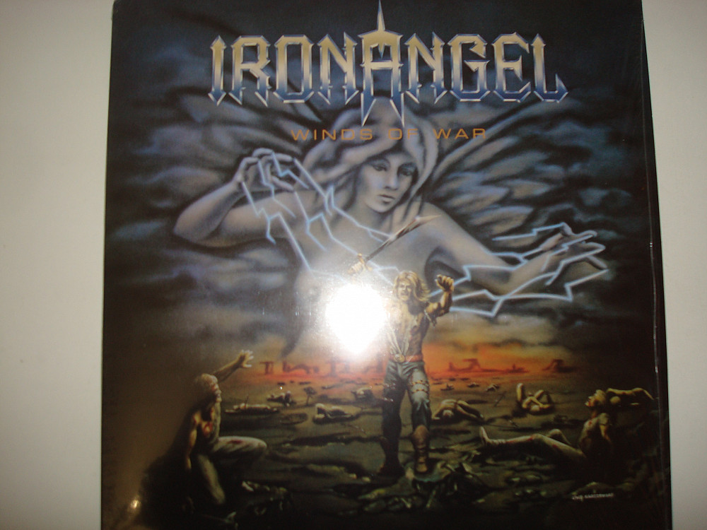 IRON ANGELS- Winds Of War 1986 Re.+ Big. Poster Germany Rock Heavy ...