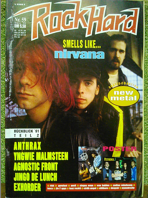ROCK HARD Nr59/1992. | Журналы на Vinyl.com.ua