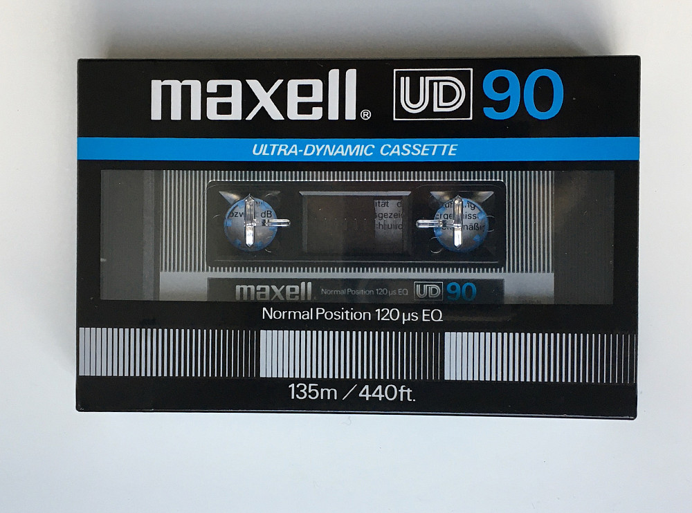 Аудіокасета Maxell UD 90 1980 | Новые кассеты на Vinyl.com.ua