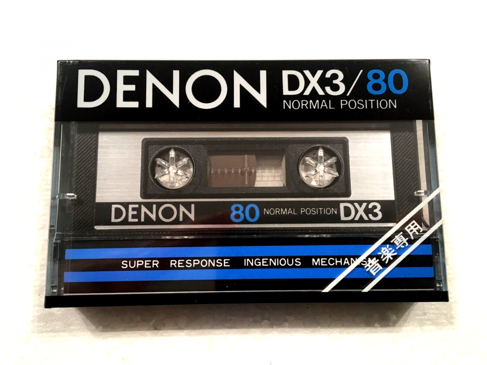 Аудіокасета DENON DX3 80 Type I Normal position cassette касета | Новые ...