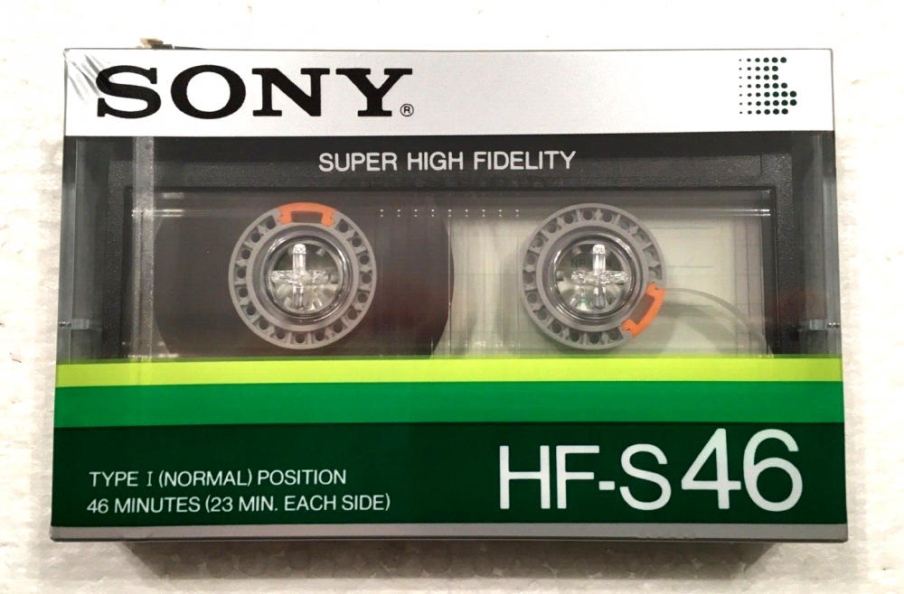 Аудіокасета SONY HF-S 46 Type I Normal position cassette касета Japan ...