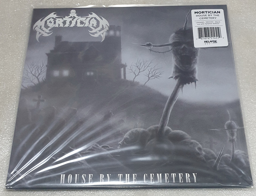 MORTICIAN "House By The Cemetery" 12"LP black ice with splatter vinyl ...