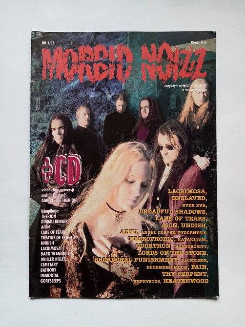 MORBID NOIZZ MAGAZINE №1/1997 (Theatre of Tragedy cover) | Vinyl.com.ua