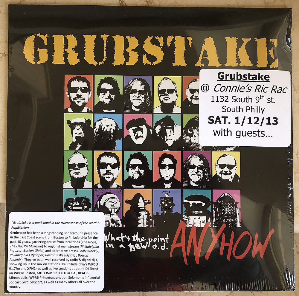 Grubstake ‎– Anyhow ( USA ) SEALED LP Lo-Fi, Punk, Garage Rock ...