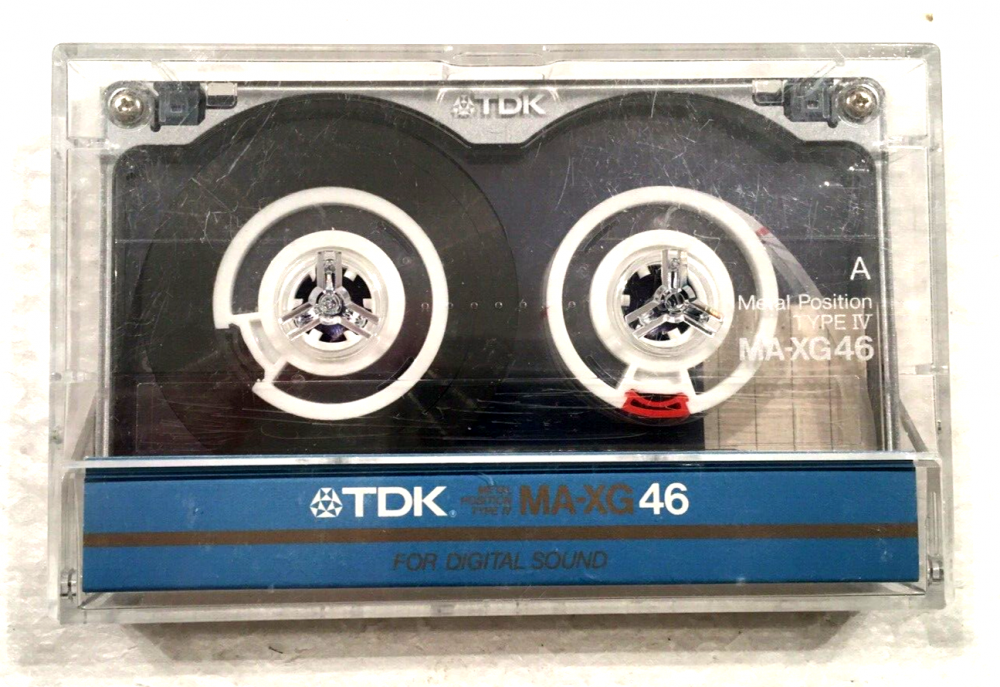 Аудіокасета TDK MA-XG 46 Type IV Metal position cassette касета | Кассеты под запись на Vinyl.com.ua