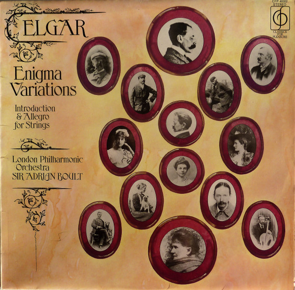 Elgar - London Philharmonic Orchestra, Sir Adrian Boult – Enigma Variations / Introduction ...
