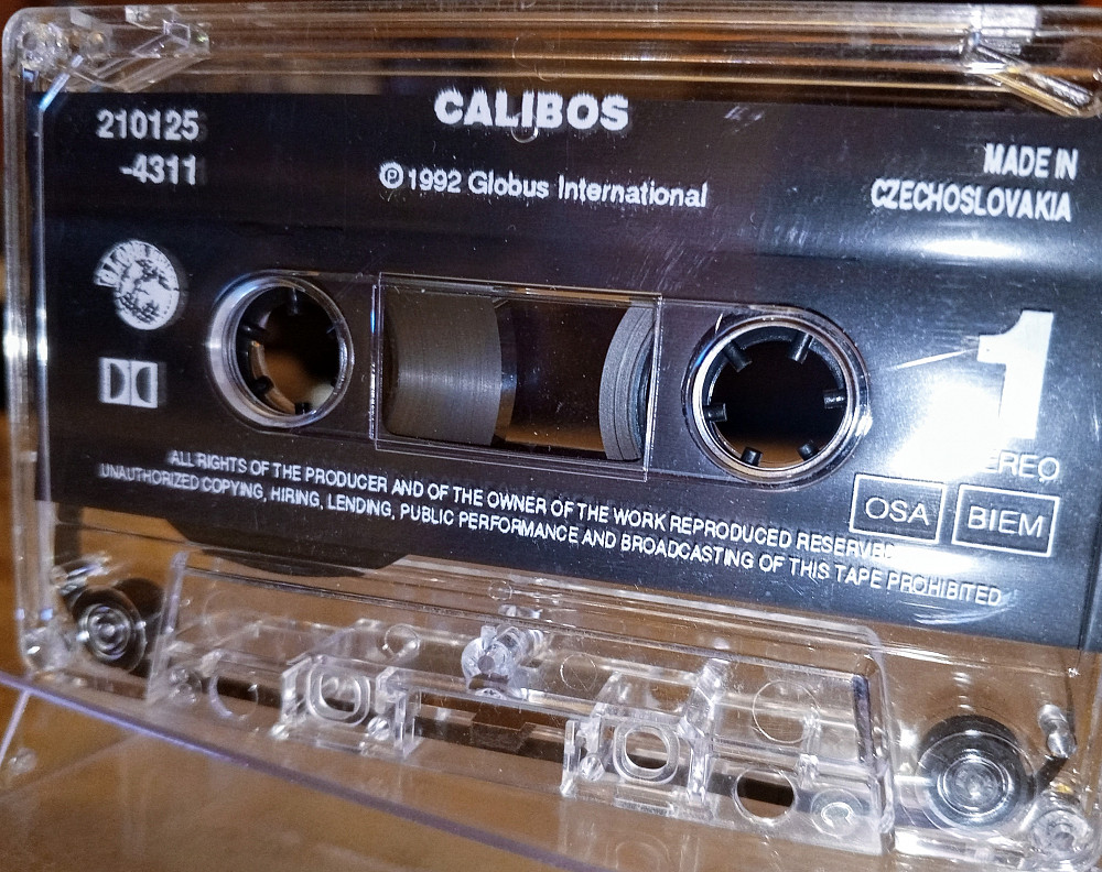 Calibos - Calibos (Globus'1992) | Студийные кассеты на Vinyl.com.ua