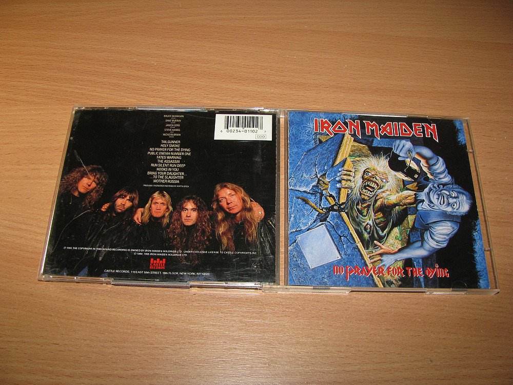 IRON MAIDEN - No Prayer For The Dying (1995 CASTLE 2CD, USA) | Vinyl.com.ua