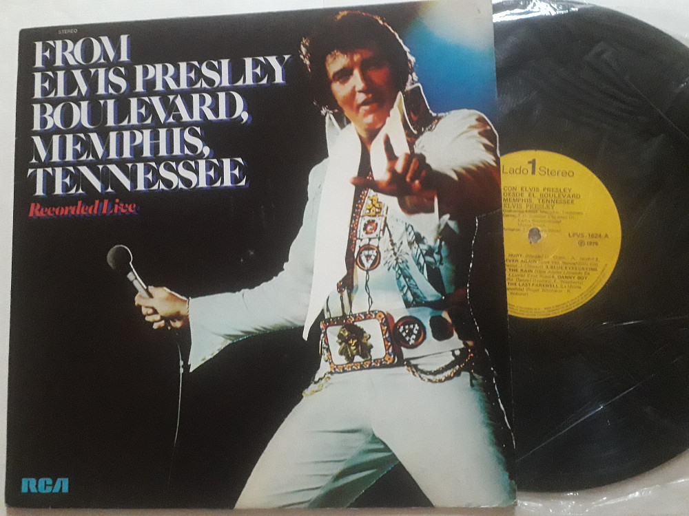Elvis Presley Boulevard Memphis Tennessee made in Venezuela | Vinyl.com.ua