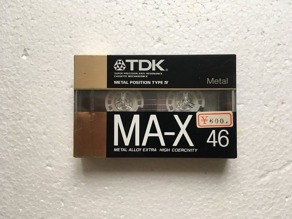Аудиокассета TDK MA-X 46 | Новые кассеты на Vinyl.com.ua