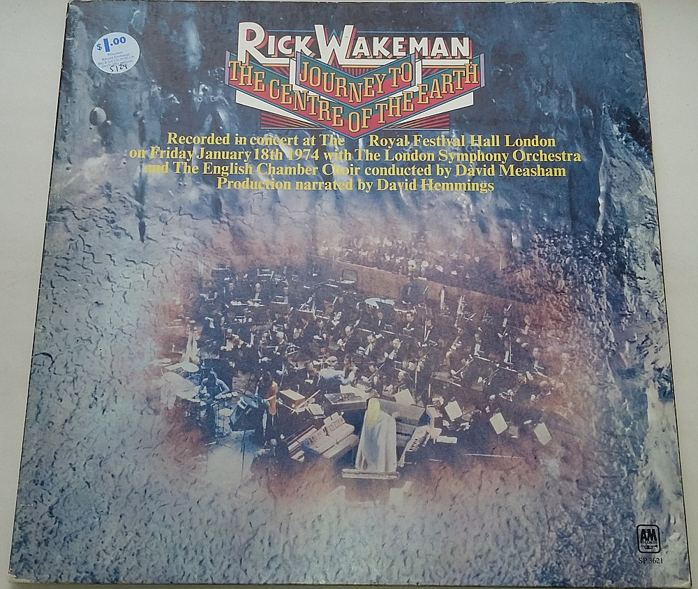 RICK WAKEMAN Journey To The Centre Of The Earth LP VG++/EX | Вінілові ...