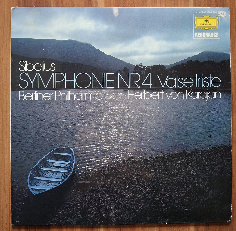 Jean Sibelius, Herbert Von Karajan- Symphony No.4/ Valse Triste NM/NM АКЦИЯ - 20% | Виниловые ...