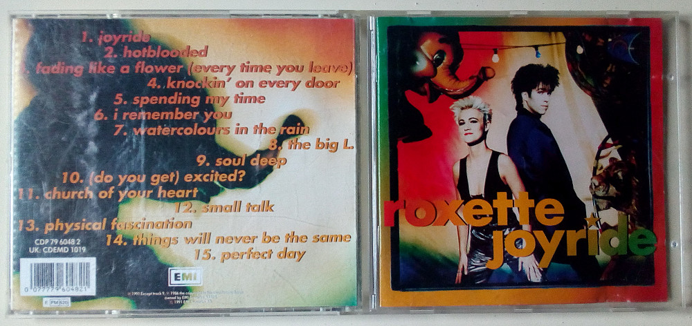 Roxette - Joyride 1991 (EMI, UK) (фирменный диск) | Vinyl.com.ua