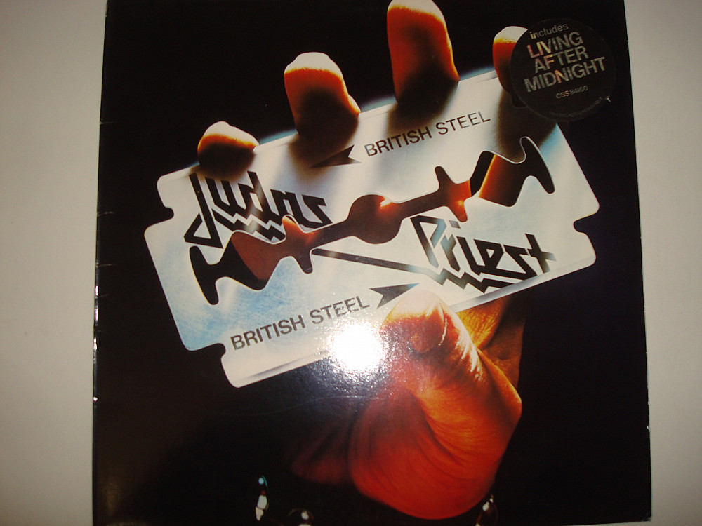 JUDAS PRIEST- British Steel 1980 Orig.UK (Sticker) Rock Heavy Metal ...