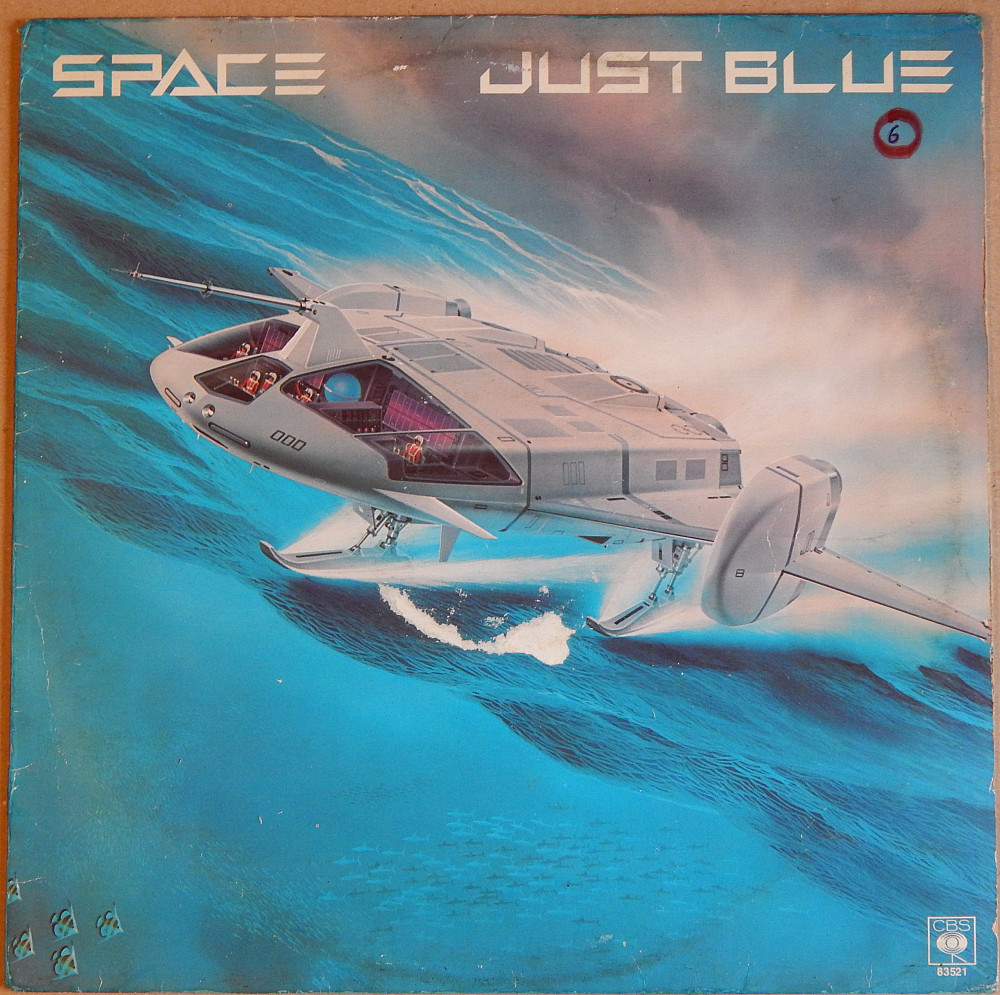 Space – Just Blue (CBS – CBS 83521, Holland, Blue Vinyl) inner sleeve ...