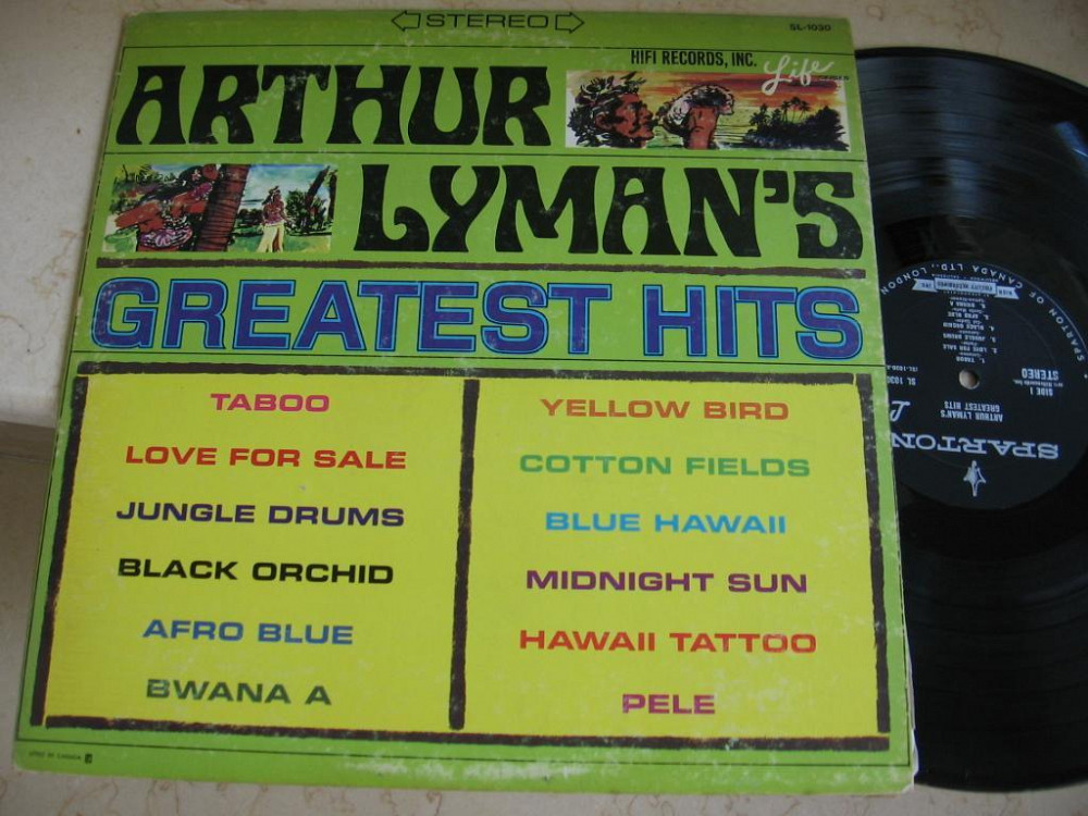 Arthur Lyman : Greatest Hits ( USA ) JAZZ LP | Вінілові платівки на ...