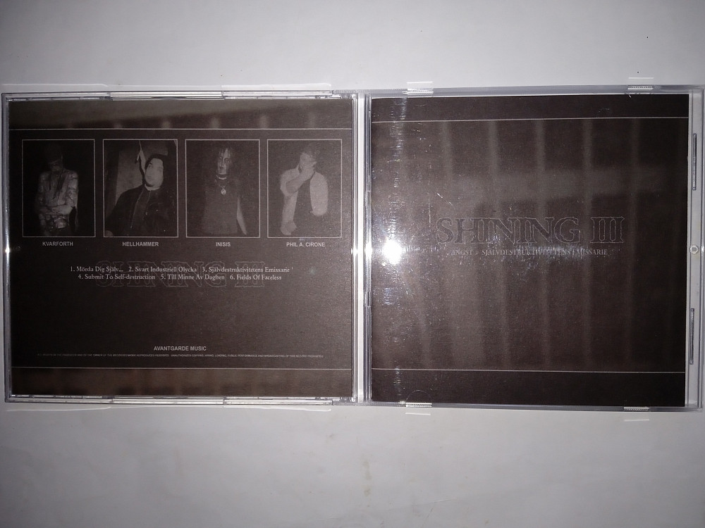 Продам фірмовий CD Shining – III: Angst, sjalvdestruktivitetens ...