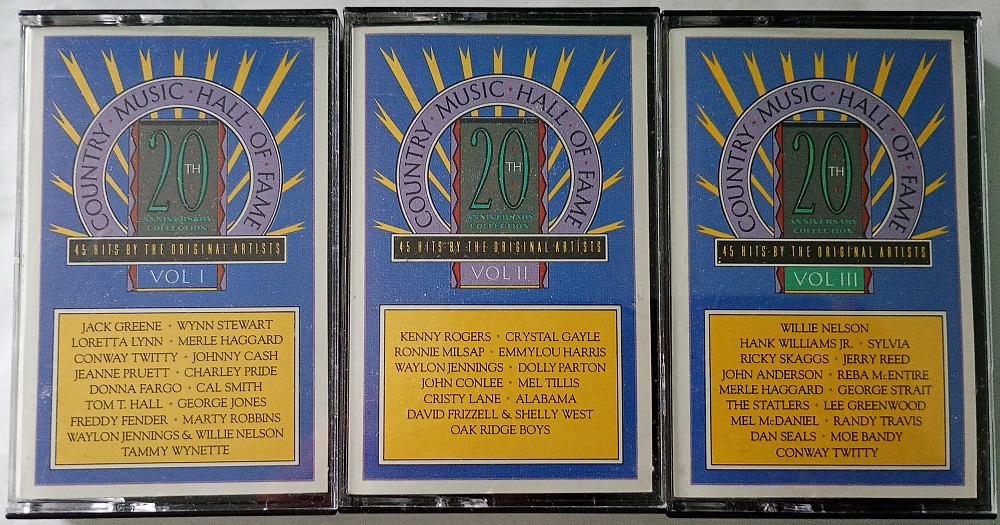VARIOUS Country Music Hall Of Fame 20th Anniversary Collection. 3 x ...