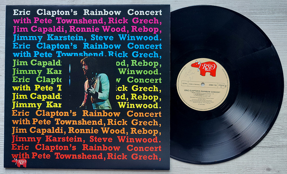 Eric Clapton – Eric Clapton's Rainbow Concert (Germany, RSO ...
