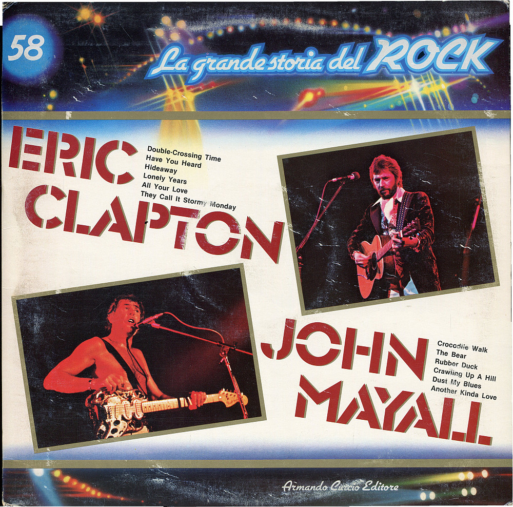 La grande storia del ROCK - Eric Clapton John Mayall 1982 Italy | Vinyl ...
