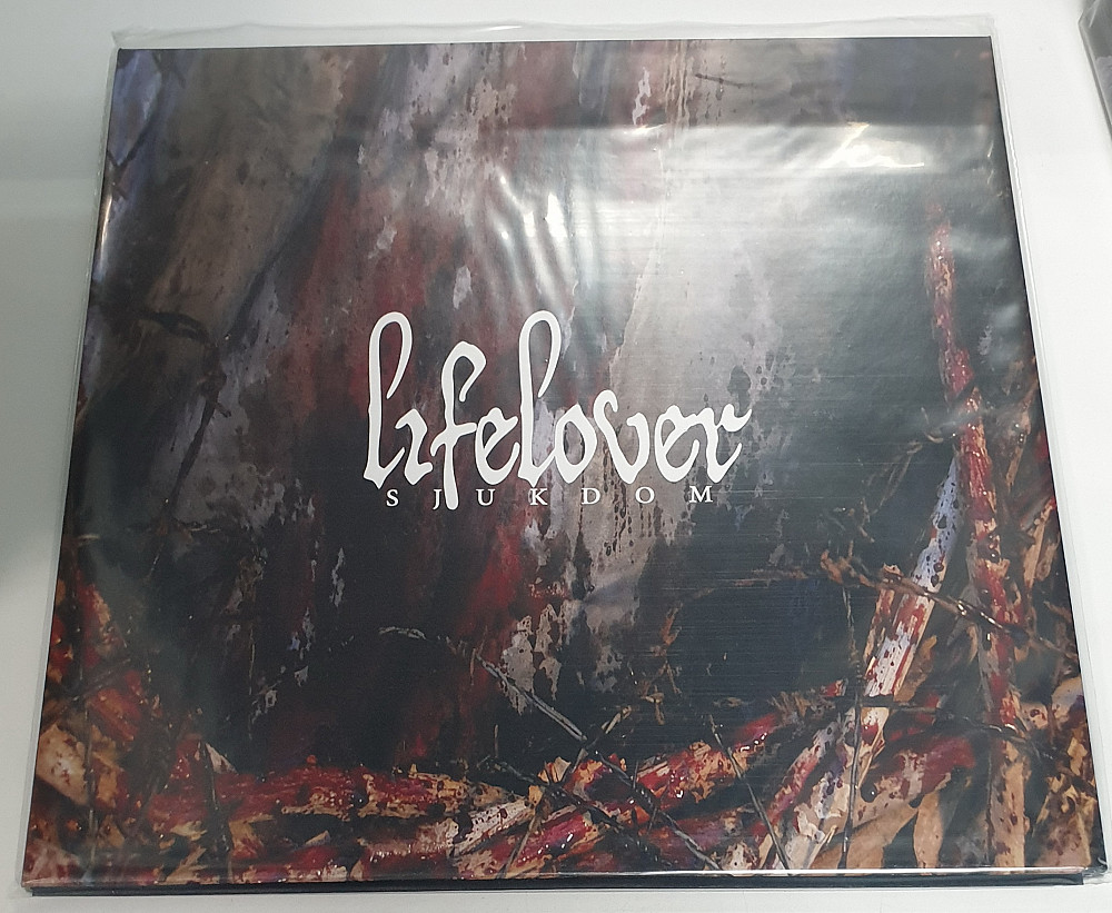 LIFELOVER "Sjukdom" 12"LP silver / black marble vinyl | Vinyl.com.ua