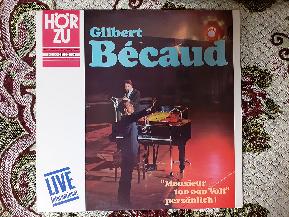 Виниловая пластинка LP Gilbert Becaud - Gilbert Bécaud – Live ...