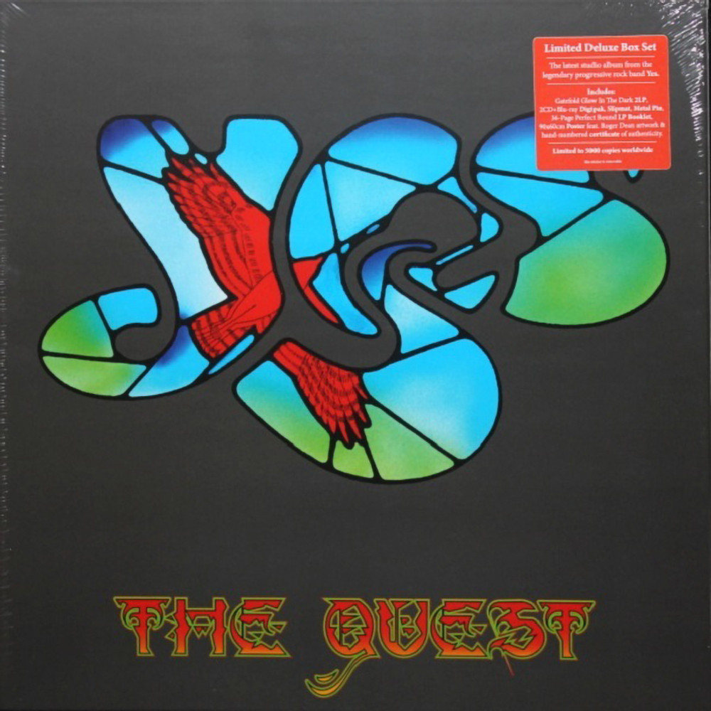 YES – The Quest - 2xLP, 2xCD, Blu-ray, Slipmat, Booklet, Poster etc ...