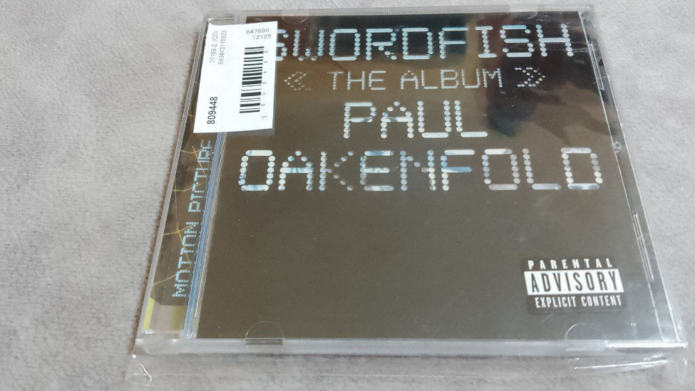 Paul Oakenfold - Swordfish. фирменный cd | Компакт-диски на Vinyl.com.ua