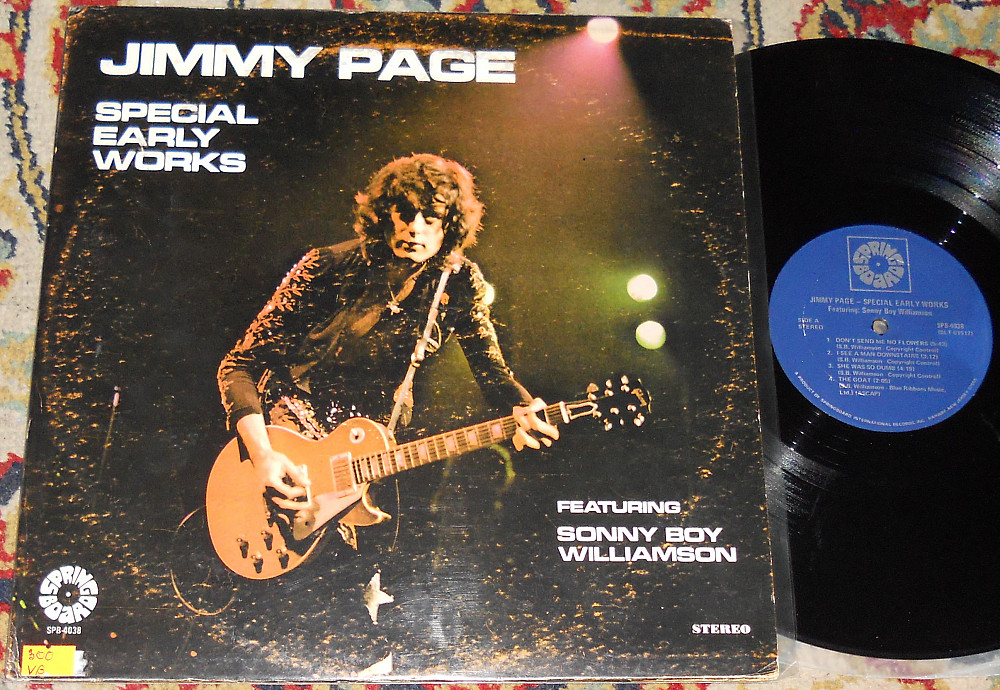 Jimmy Page ‎– Special Early Works Featuring Sonny Boy Williamson 1972 ...