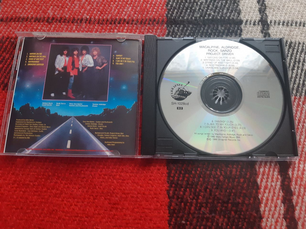 MACALPINE, ALDRIDGE, ROCK, SARZO (M.A.R.S.) - Project Driver | Компакт ...