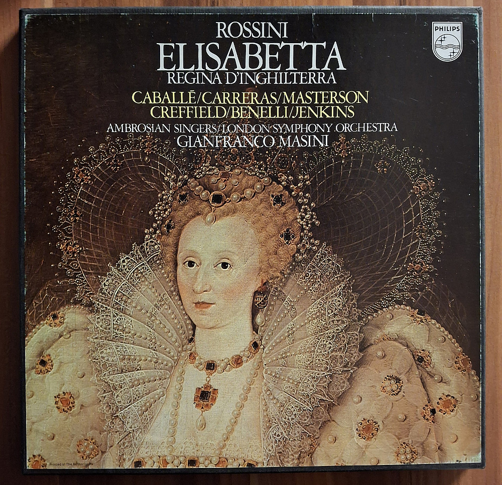 Rossini - Elizabeth , Regina D'Inghilterra Box Set 3 LP NM/NM ...