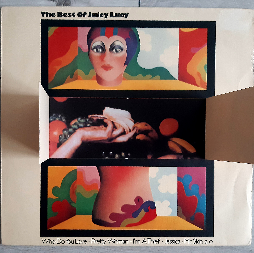 .JUICY LUCY THE BEST of JUICY LUCY ( PINK RIM ISLAND 85 814 IT A1/B2 ) GIMMIX COVER with Giga ...