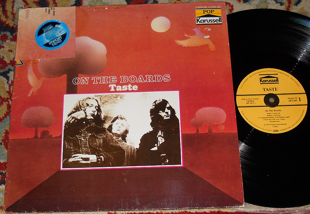 Taste – On The Boards 1970 (Germany) EX+ | Виниловые пластинки на Vinyl ...