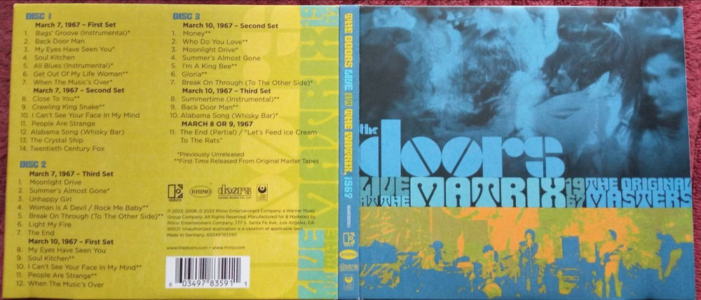 The Doors. "Live at the Matrix", 1967, 3CD | Vinyl.com.ua