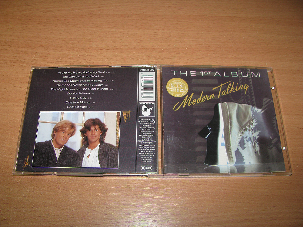 MODERN TALKING - The 1st Album (1985 Hansa 1st press, W.Germany ...