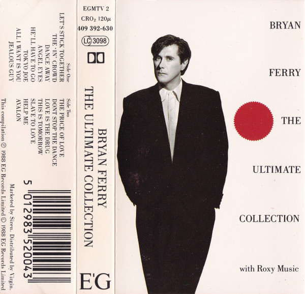 BRYAN FERRY WITH ROXY MUSIC «The Ultimate Collection» Dolby System 120 ...